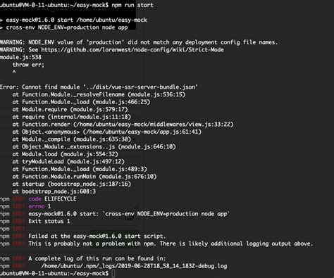 部署失败问题反馈 Issue easy mock easy mock GitHub