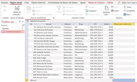 Banco de Dados VBA Parte Integração do VBA Access