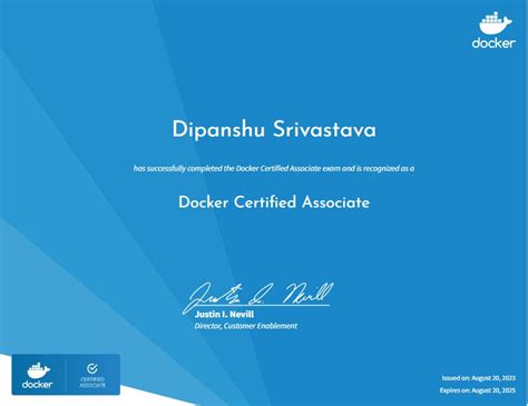 Dipanshu Srivastava On Linkedin Digging More Into Devops World Docker Certified