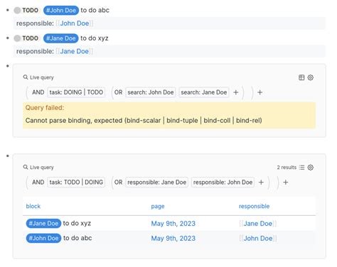 query todo to track delegated tasks questions and help logseq
