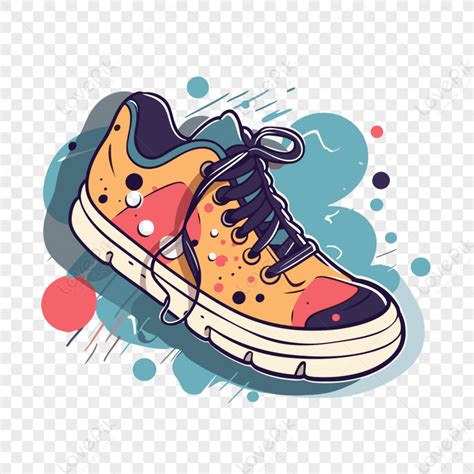 아티스트 일러스트레이터 일러스트레이션 클립 아트의 운동화 디자인 벡터상표 Png 일러스트 무료 다운로드 Lovepik