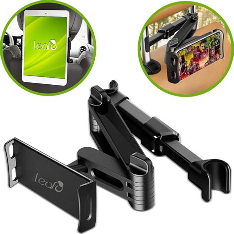 Leafu® Tablet Houder Auto Hoofdsteun Verstelbaar Geschikt Voor