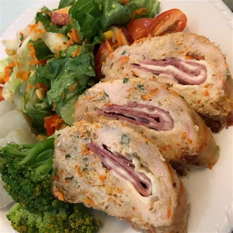 Rocambole De Frango Com Aveia Receiteria