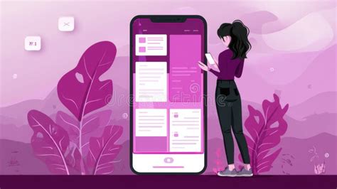Ai Generated Mobile App Interface Stock Illustration Illustration Of Minimalist Software