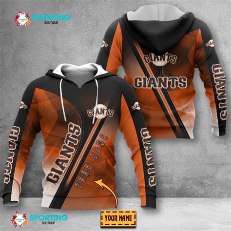 Custom Name San Francisco Giants Mlb Logo Hexagon Pattern Signature Co