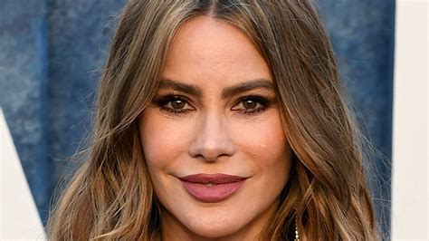 Sofia Vergara Looks Phenomenal In Sumptuous Chocolate Brown Thigh Split