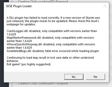 Errors With SKSE Step Skyrim SE Guide Step Mods Change The Game