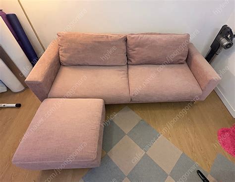급처 가격내림 두닷 페브릭 소파 3인소파 핑크소파 거실가구 중고나라