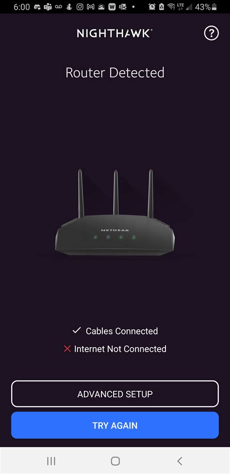 Netgear 1750 R6350 Wifi Router Internet Not Conne Netgear Communities
