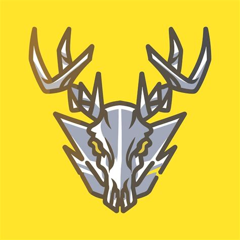 Premium Vector Unique Deer Head Shape Vector Art