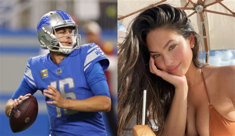 Jared Goff S Fianc E Was Turning Heads While At Ford Field To Cheer On The Lions Pics