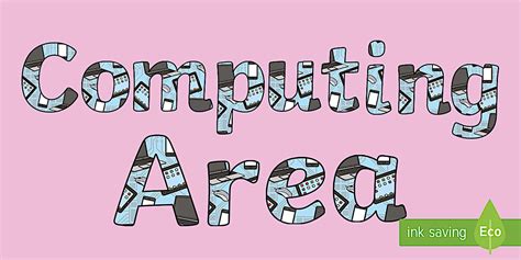 👉 Computing Area Display Lettering Twinkl Display