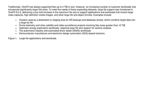Overview Powerscale Onefs Large File Support Dell Technologies Info Hub