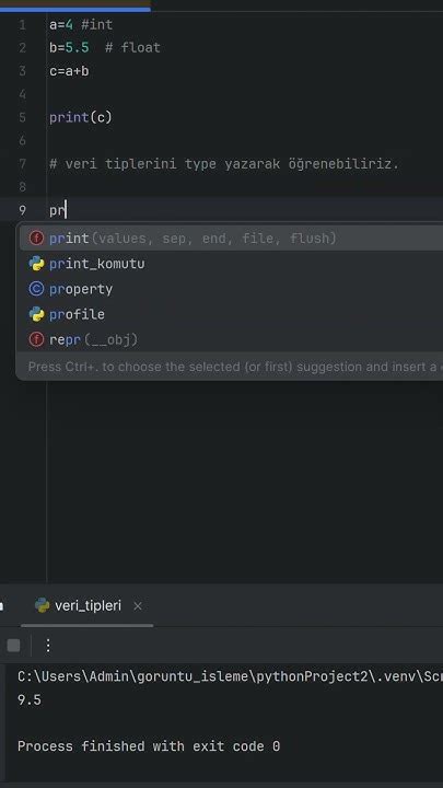 python öğreniyorum 3 gün kod coding python yapayzeka programming