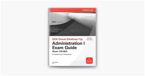 OCA Oracle Database G Administration I Exam Guide Exam Z By John Watson On Apple Books