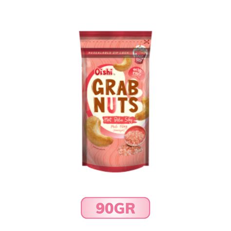 Grab Nuts Cashew Green Chili Flavor 32g 90g Bluethunder Joint Stock