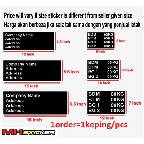 Lori Van Lori Permit Lesen Bas Pelekat Tersuai Pelekat Kenderaan