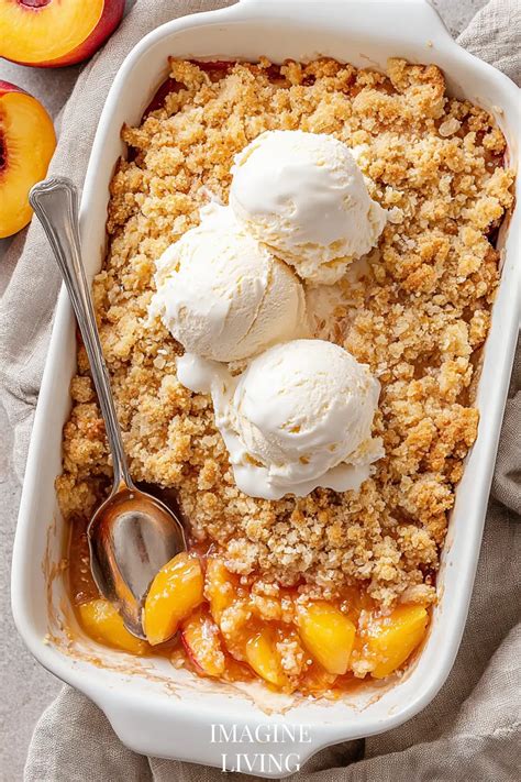 Capture The Taste Of Summer With This Homemade Peach Cobbler Topped