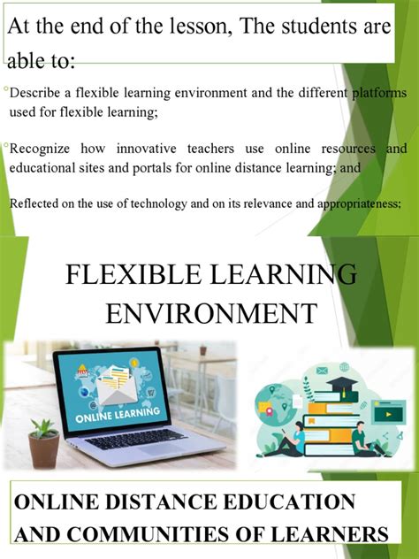 Flexible Learning Environment Presentation Download Free Pdf Distance Education Moodle