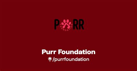 Purr Foundation Instagram Facebook Tiktok Linktree