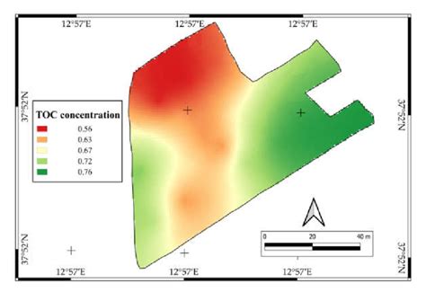 Toc Map Of The Study Area Download Scientific Diagram