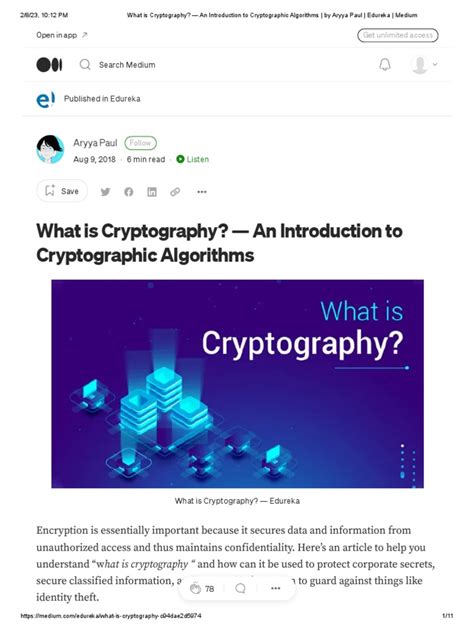 Cryptographic Beginner To Advanced Guides Pdf Cryptography Security