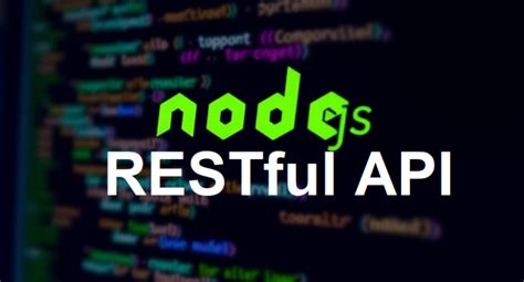 How To Build A Simple RESTful API Node Js Tutorial