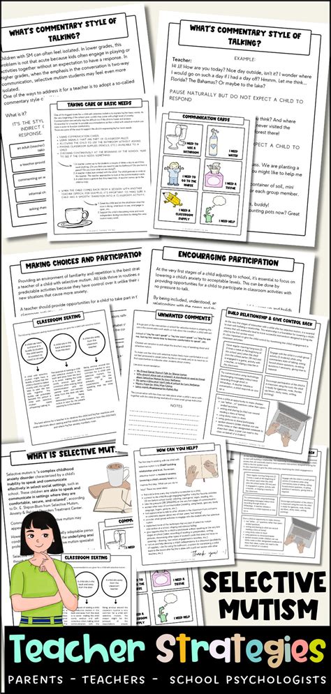 Selective Mutism Classroom Accommodations Selective Mutism Anxiety