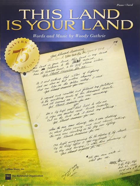 This Land Is Your Land 9780634024344 Guthrie Woody Books