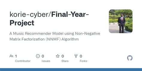 Github Korie Cybernon Negative Matrix Factorization Algorithm For