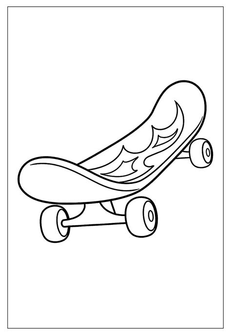 Desenhos De Skate Para Colorir E Imprimir Tudo Para Colorir