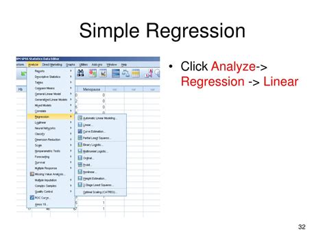 ppt spss 202 linear and logistic regression using spss workshop