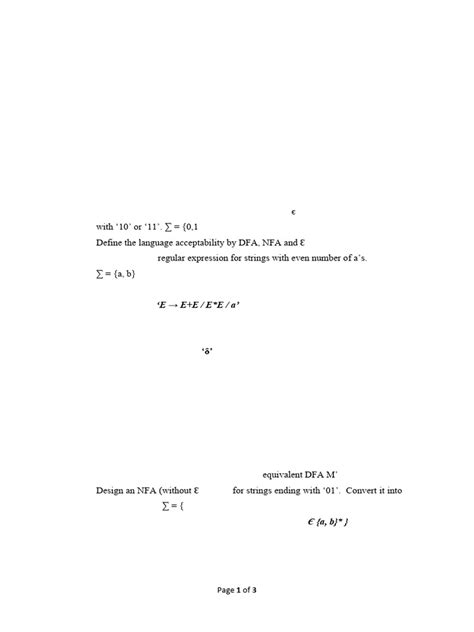 Automata Theory Exam Guide Pdf Formalism Deductive Theoretical