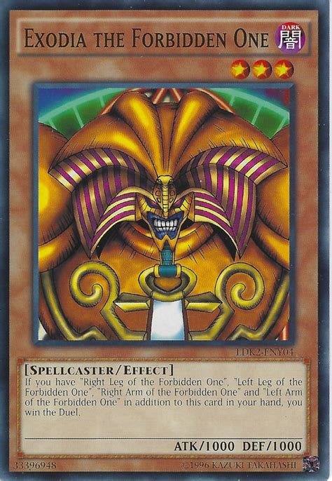 5 Partes Do Exodia Deck Myp Cards