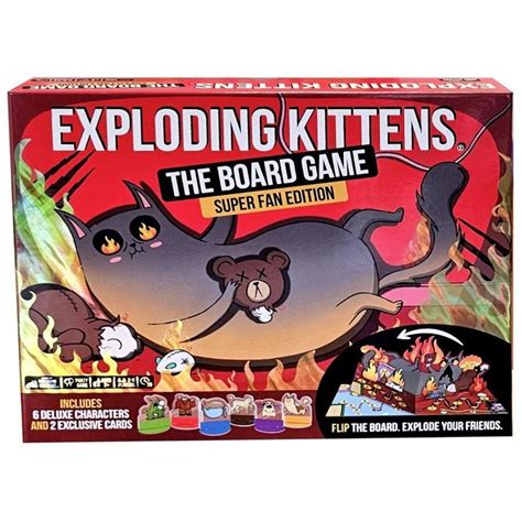 Exploding Kittens The Board Game Super Fan Edition Big W