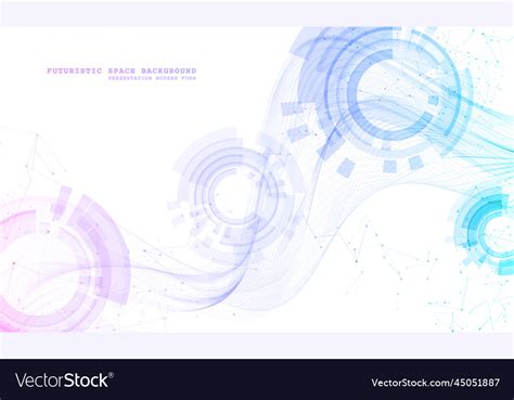 Big Data Visualization Royalty Free Vector Image
