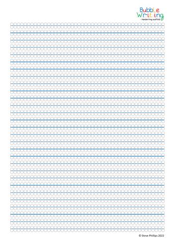 Bubble Writing Starter Pack Non Cursive Teaching Resources