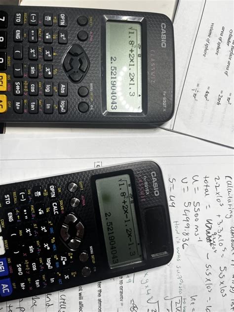 casio calculators giving me wrong outputs r casio