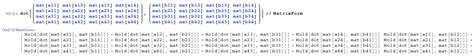 Matrix Why Does Mathematica Add Hold To The Result Of My User Defined