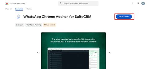 Whatsapp Chrome Installat Whatsapp Chrome Addon For Suitecrm