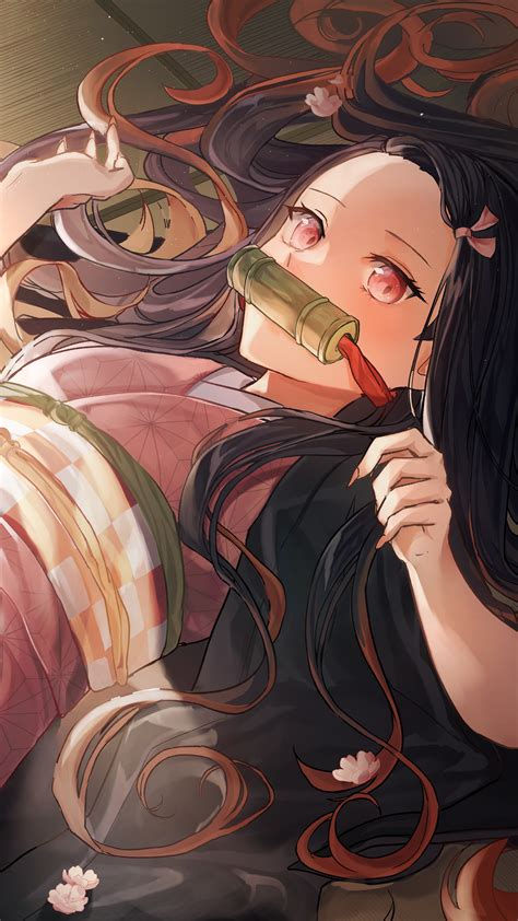 Nezuko Kamado Kimetsu No Yaiba HD HD Phone Wallpaper Rare Gallery