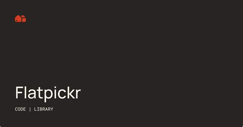 Flatpickr Library No Code Supply Co