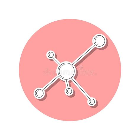 Molecules Sticker Icon Simple Thin Line Outline Vector Of Web Icons For Ui And Ux Website Or