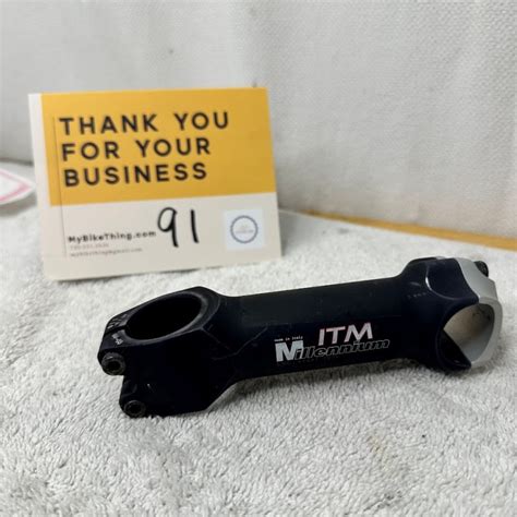 Itm Millennium Threadless Stem 110mm 10° 25 4 26 0mm Clamp 1 1 8″ My Bike Thing