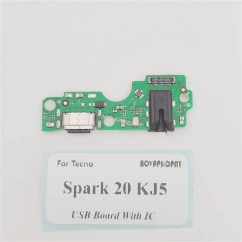 Нижняя Плата Для Tecno Spark 20 На Системный Разъем разъем Гарнитуры микрофон Плата Usb