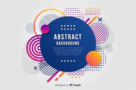 Free Vector Gradient Dynamic Rounded Shapes Background