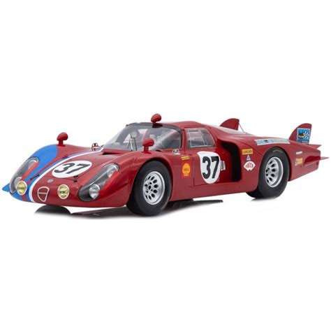 118 Alfa Romeo 332 N°37 Le Mans 1968 Vitrine