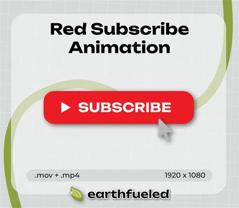 Youtube Animated Subscribe Button Animation Subscribe Reminder Button
