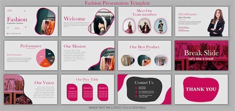 Premium Vector Fashion Powerpoint Vector Slide School PowerPoint Presentation Keynote Beauty