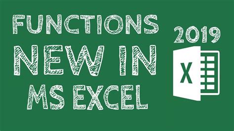 What Are The New Functions In Microsoft Excel 2019 Taik Power Bi